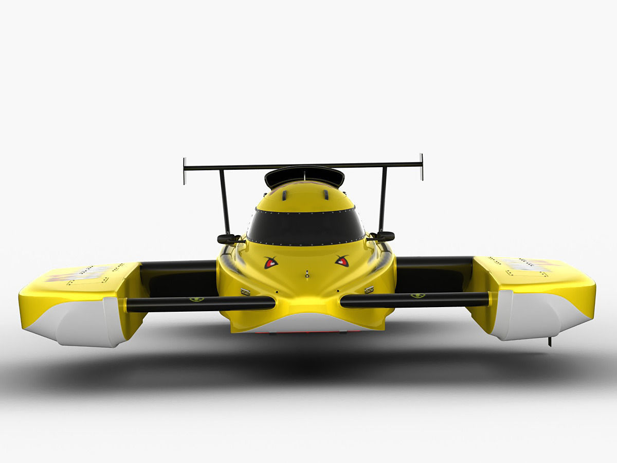 Hydroplane Boat Annihilator 3D model | CGTrader