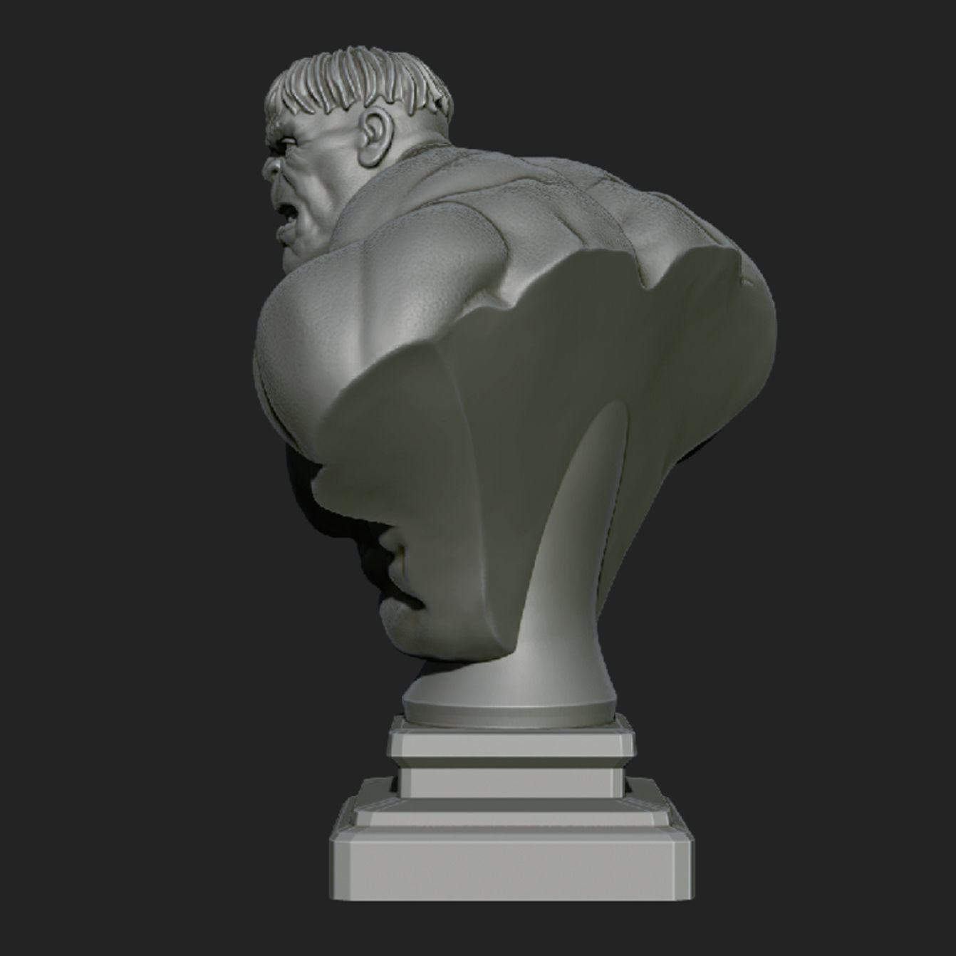 Hulk bust 3D model 3D printable | CGTrader