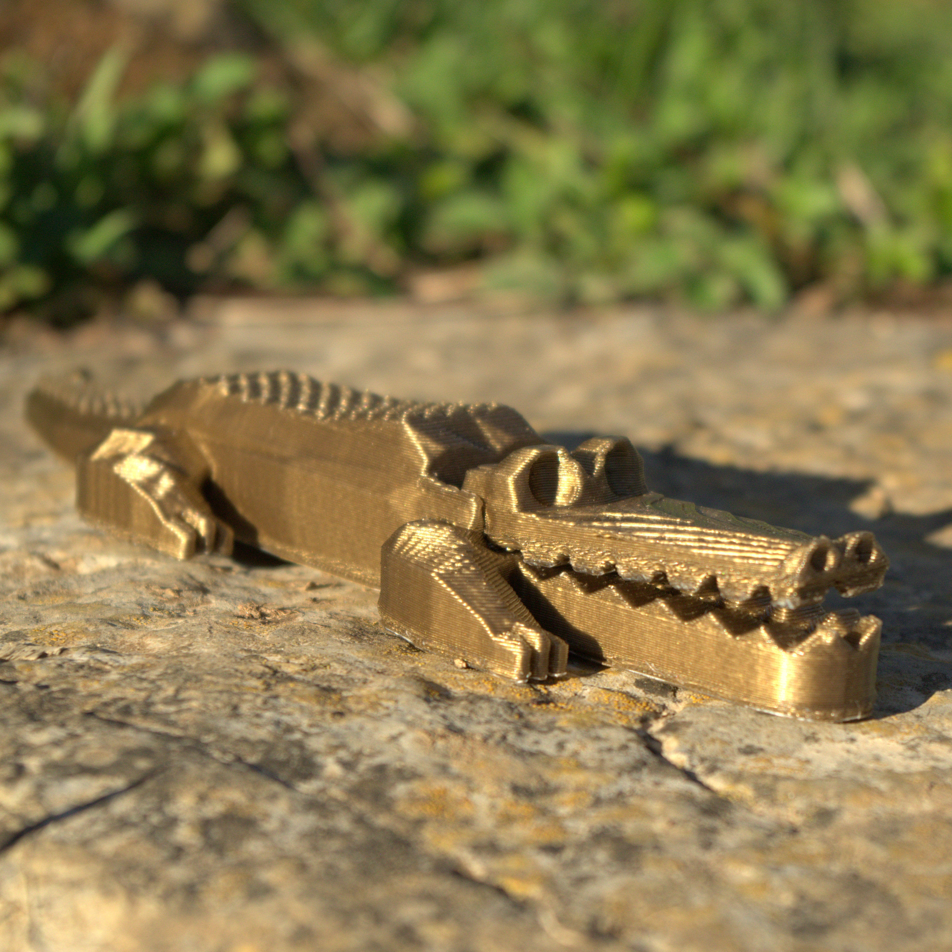 Pretty crocodile 3D model 3D printable | CGTrader