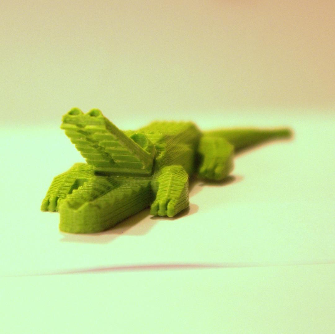 Pretty crocodile 3D model 3D printable | CGTrader