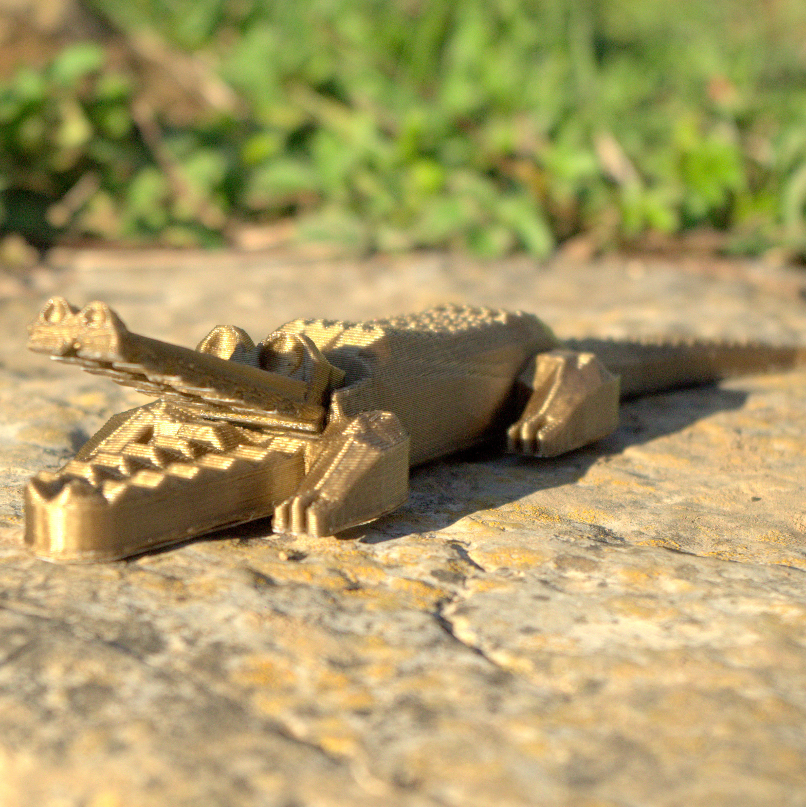 Pretty crocodile 3D model 3D printable | CGTrader