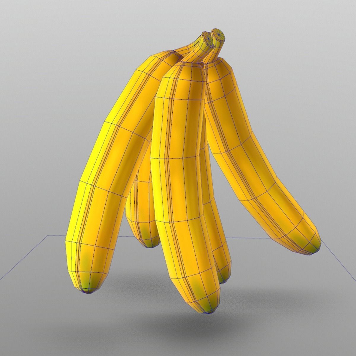 3D model Banana bananas VR / AR / low-poly | CGTrader