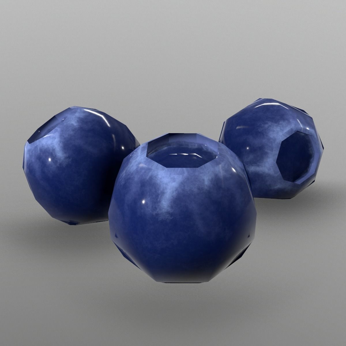 3D model Blueberry VR / AR / low-poly | CGTrader