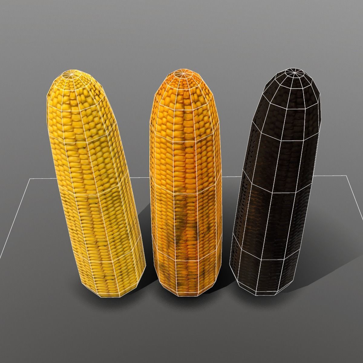 3D model Corn Cob VR / AR / low-poly | CGTrader