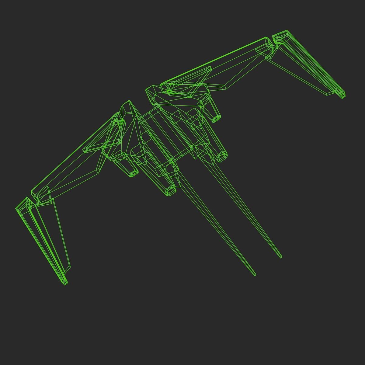 3D model Alien Spaceship Set VR / AR / low-poly | CGTrader