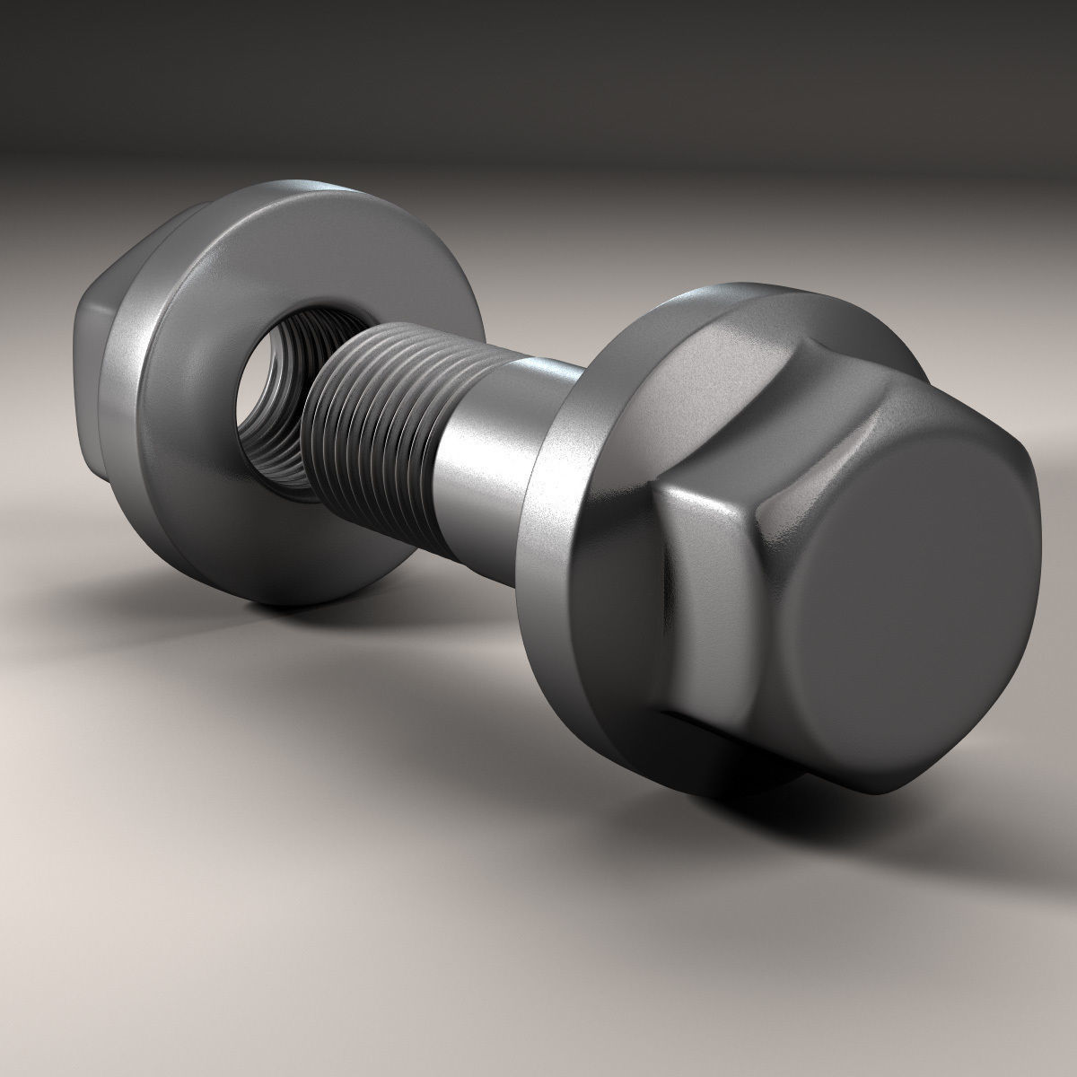 Nut and Bolt 3D model | CGTrader