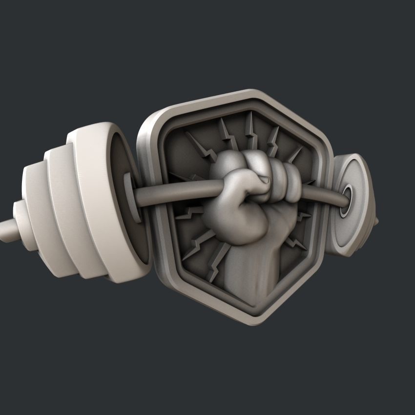 3d STL models for CNC barbell 3D model | CGTrader