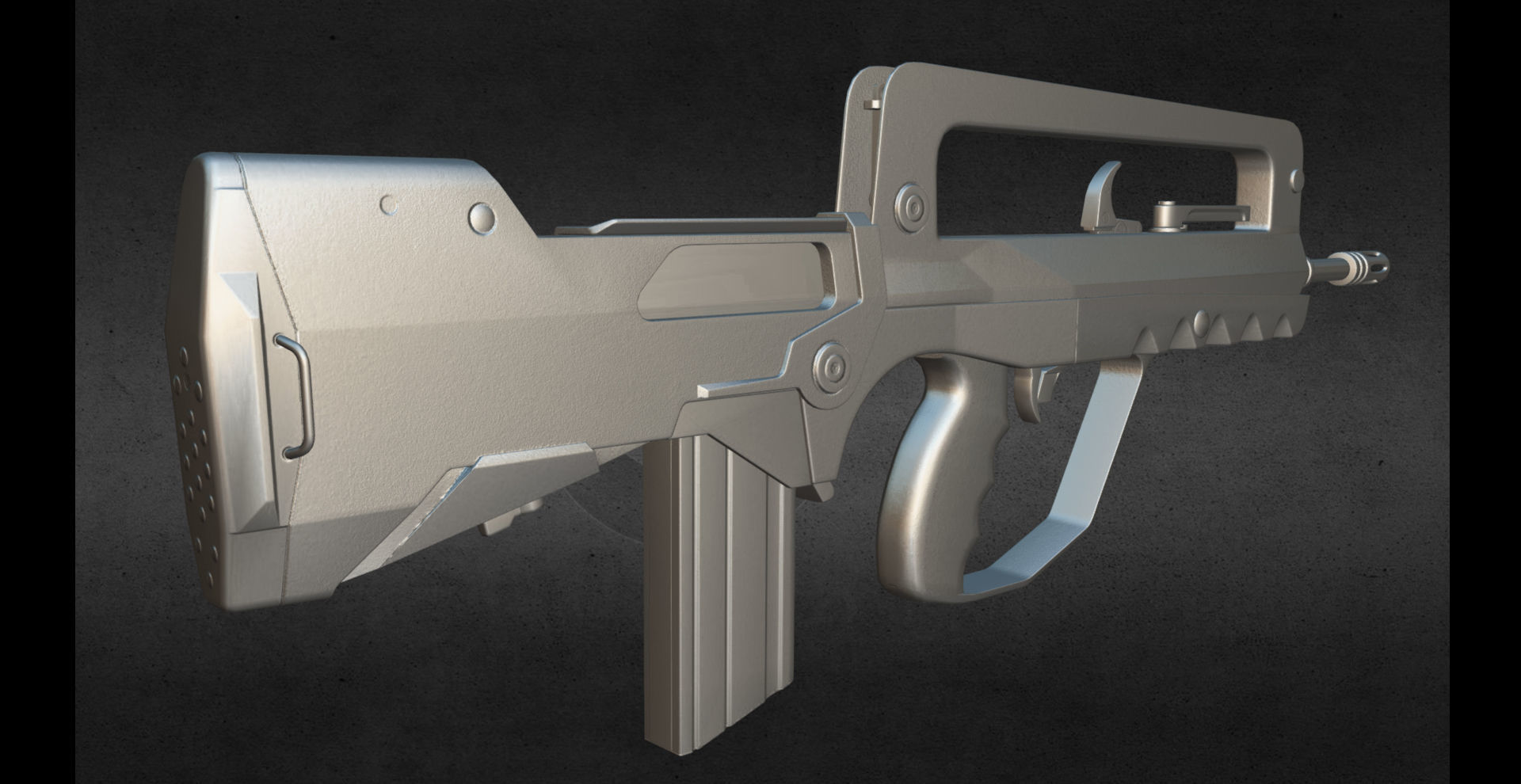3D model FAMAS G2 Assault Rifle VR / AR / low-poly | CGTrader