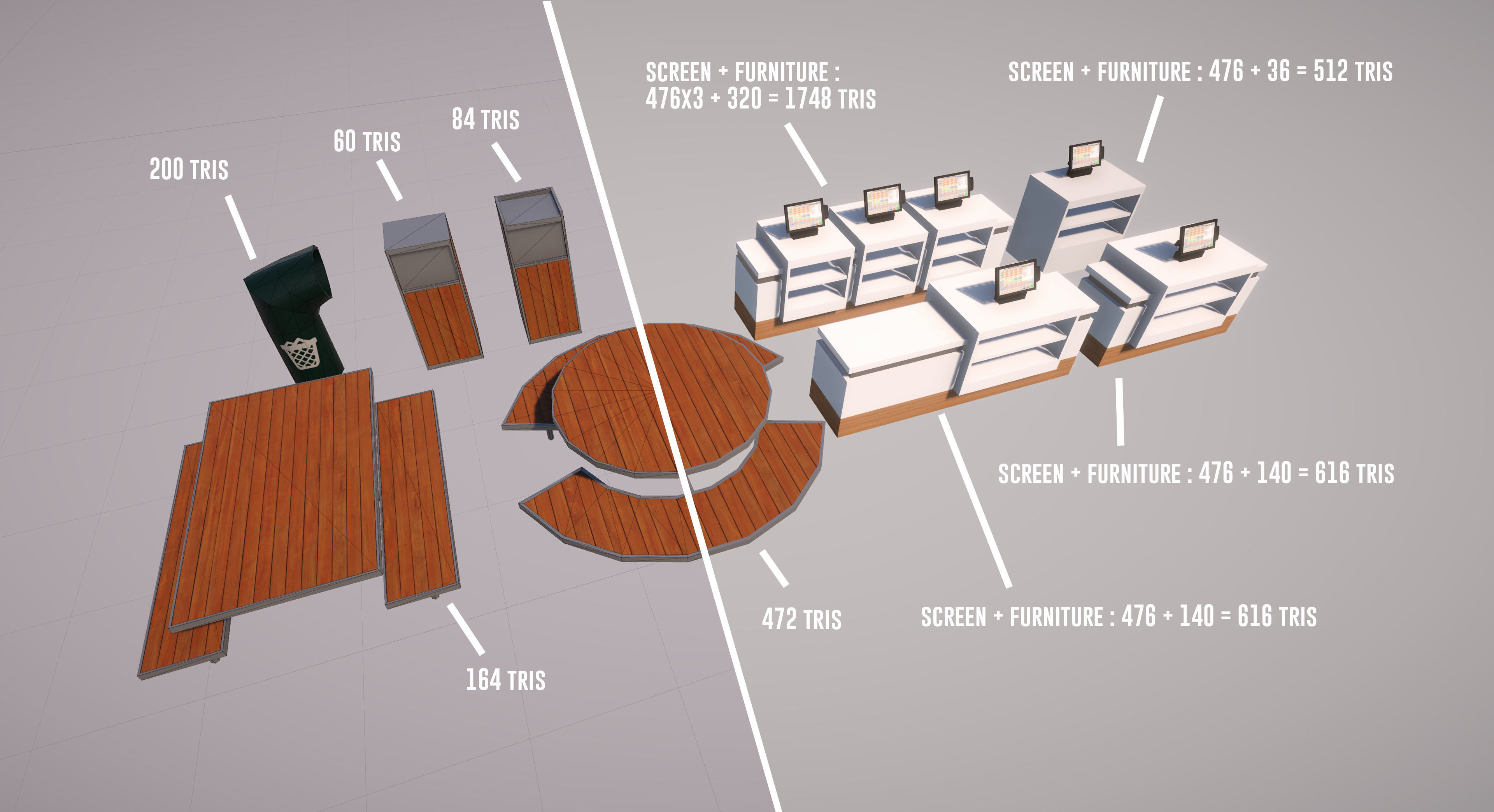 3D model Complete Fast Food Restaurant VR / AR / low-poly | CGTrader