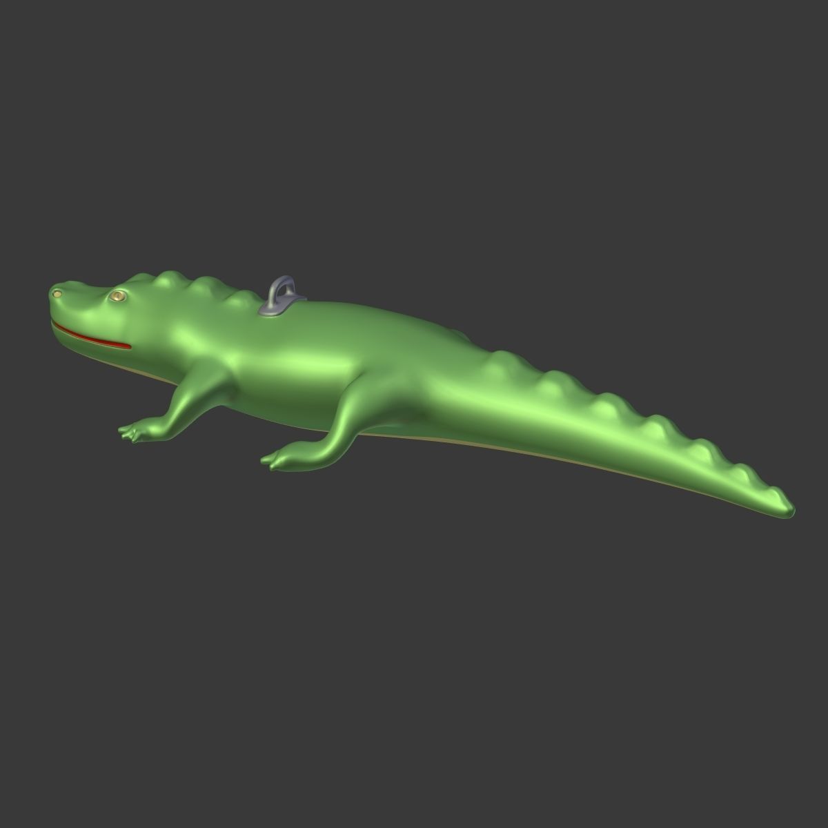 3D model Inflatable Crocodile VR / AR / low-poly | CGTrader