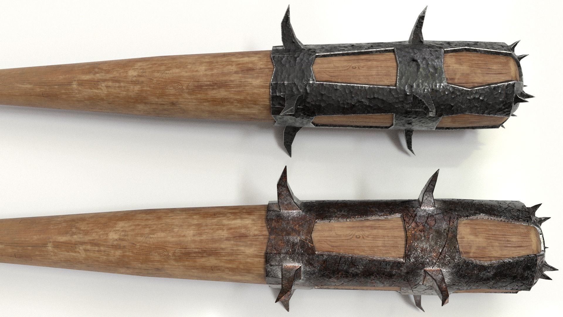 3D model Spiked Bat Set VR / AR / low-poly | CGTrader