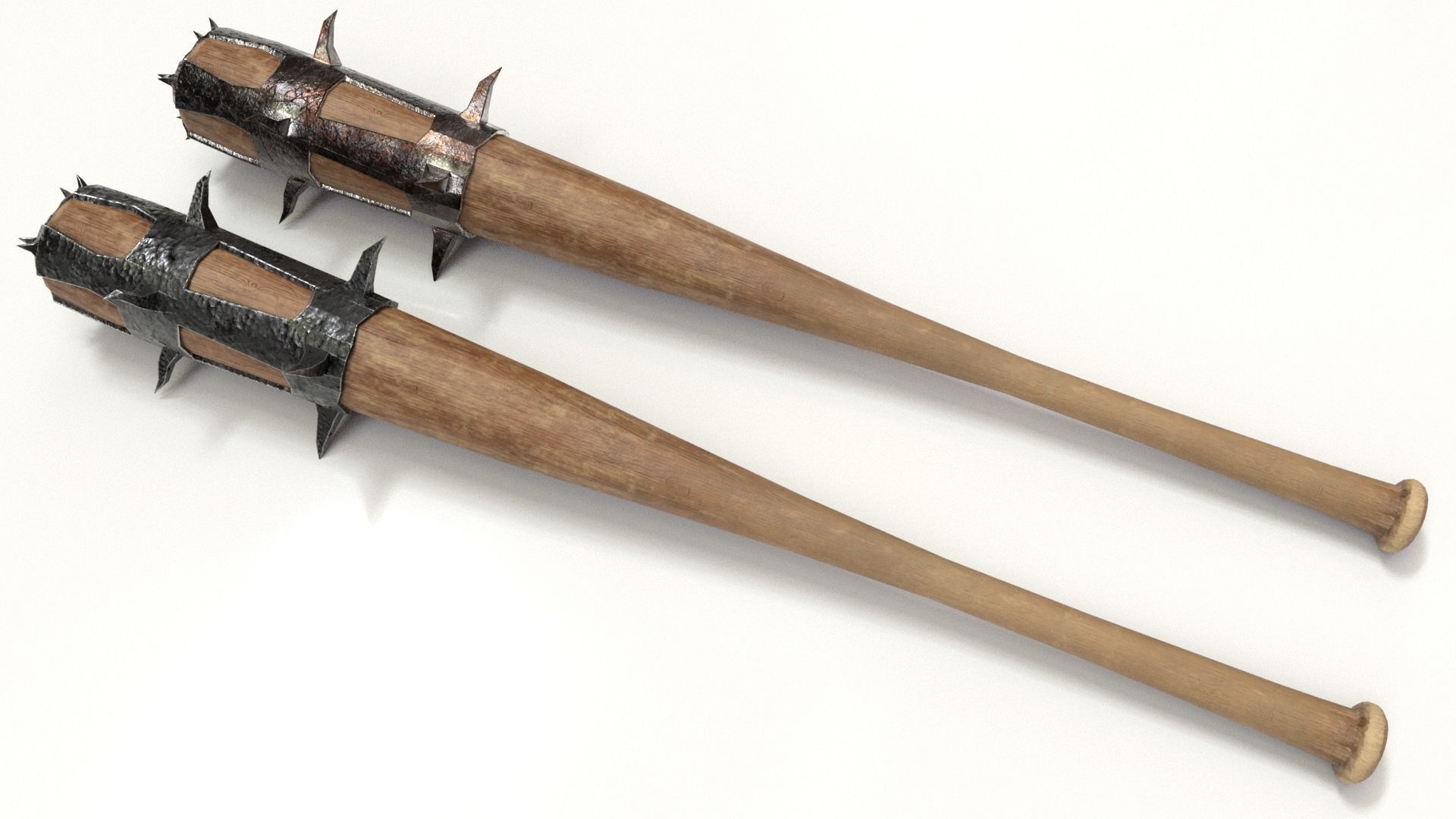 3D model Spiked Bat Set VR / AR / low-poly | CGTrader