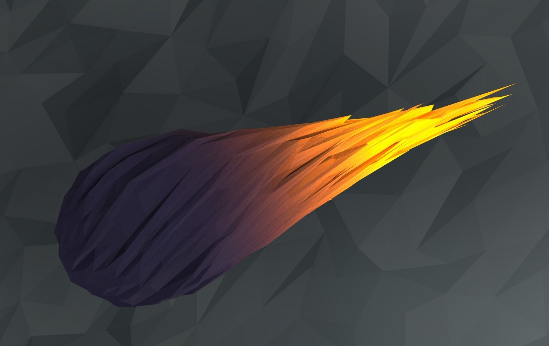 3D model Low poly Asteroids egg on rock VR / AR / low-poly | CGTrader