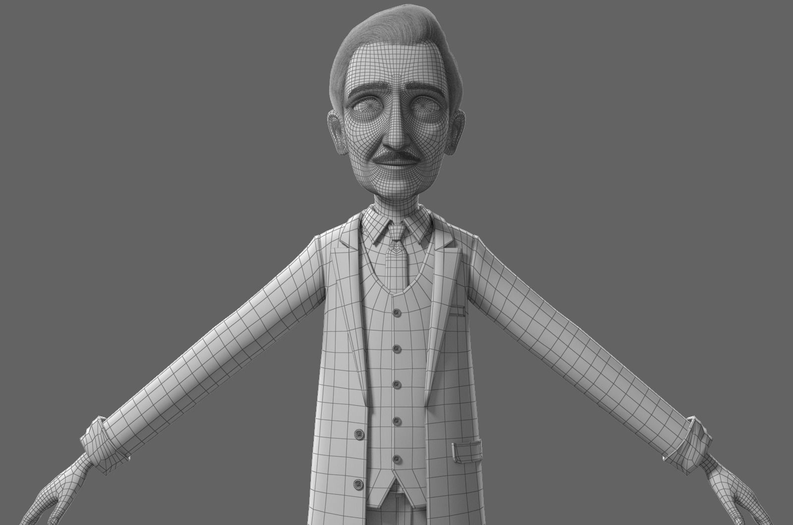 Cartoon Family Rigged V3 3D model rigged | CGTrader