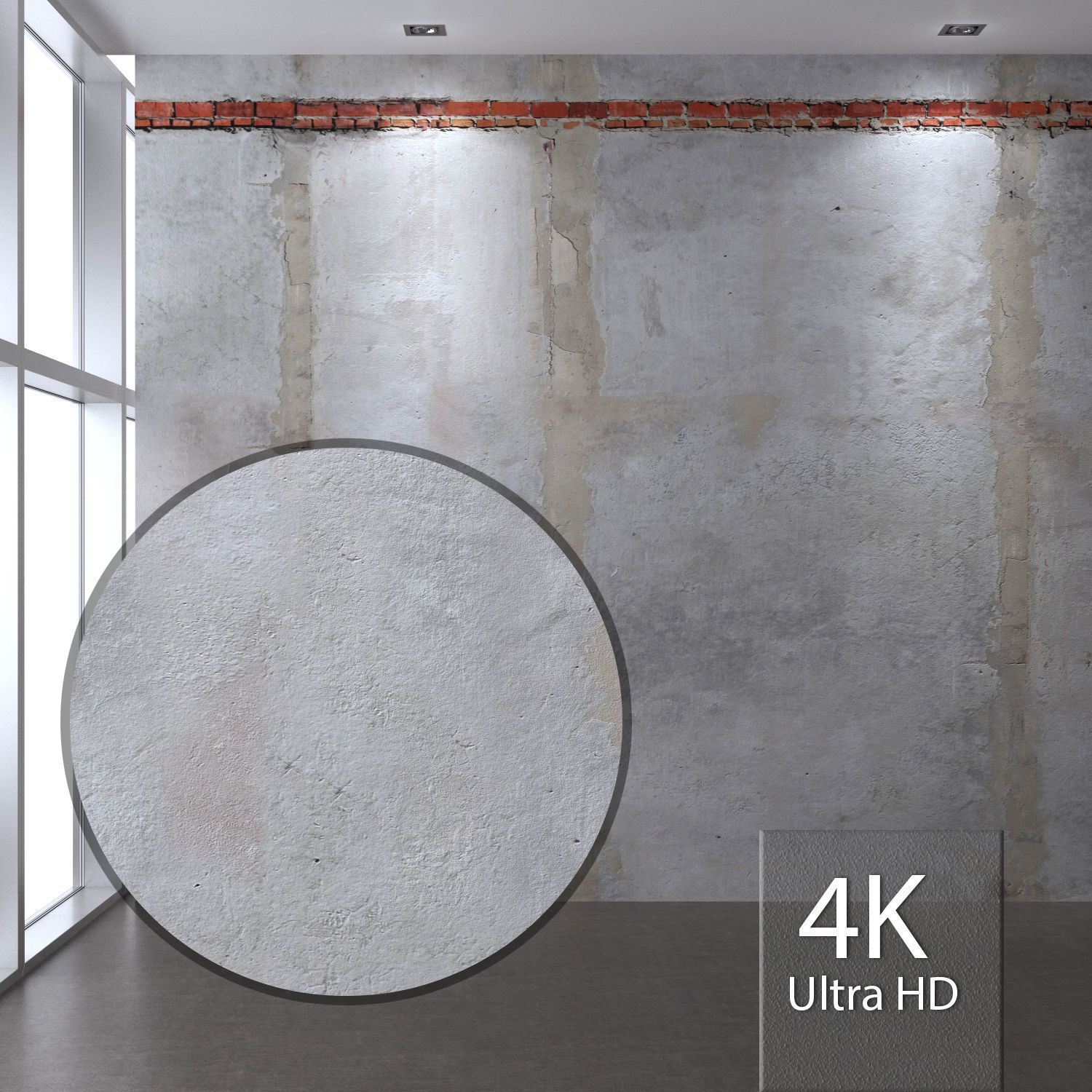 Texture Concrete wall 309 VR / AR / low-poly MAX OBJ FBX