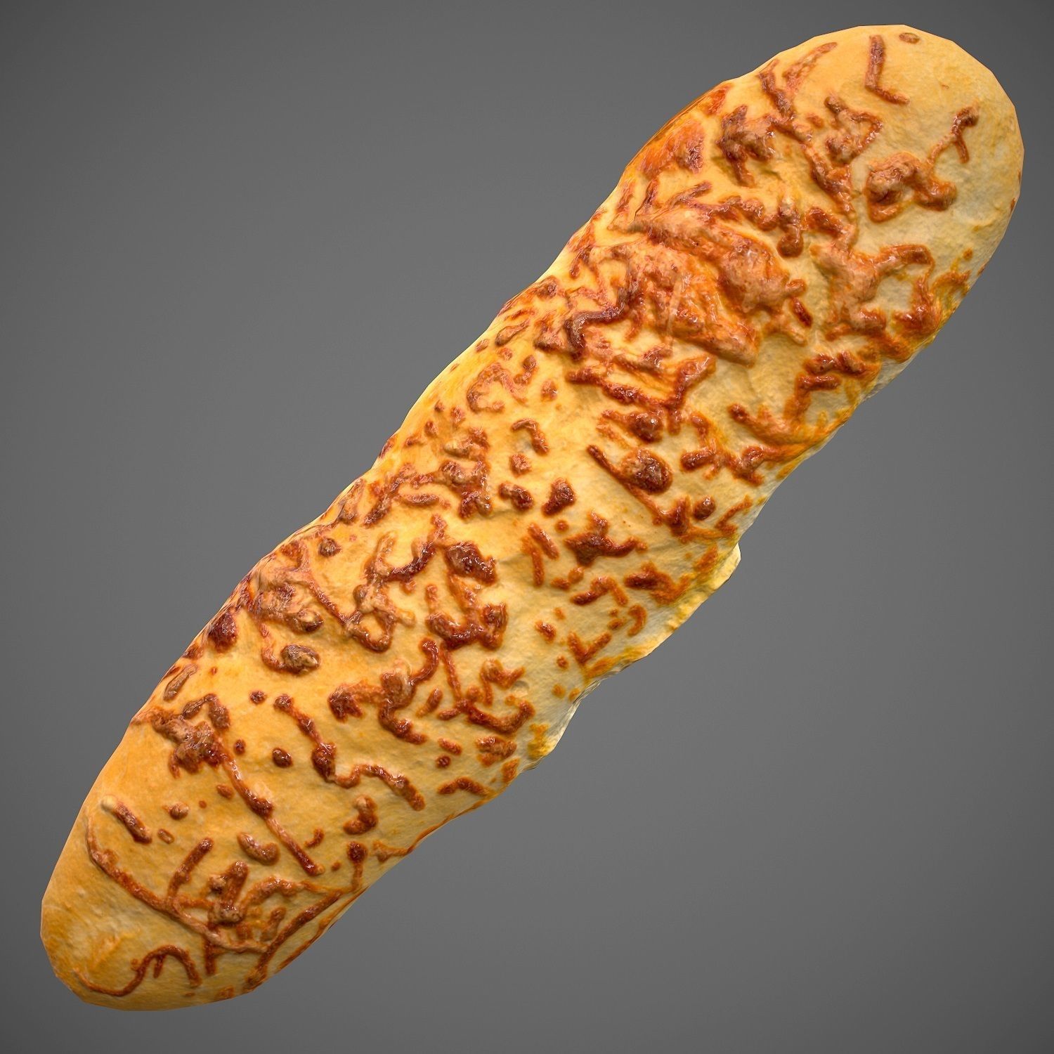 Long Cheese Bun Pbr 3d Model Cgtrader