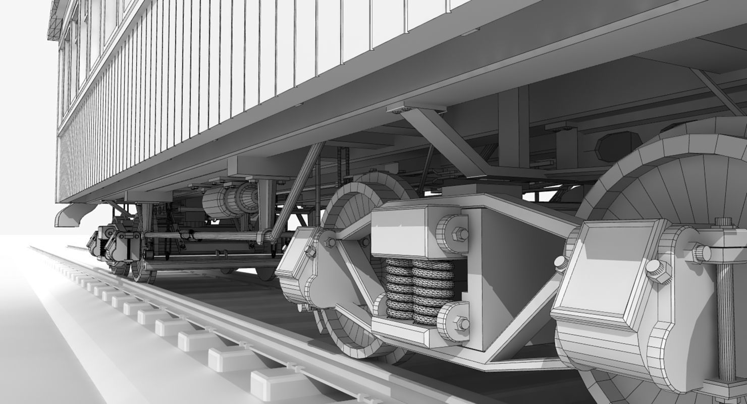 PRR Passenger Car 3D model | CGTrader