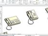 7 Telephone models Revit 2015 3D model | CGTrader