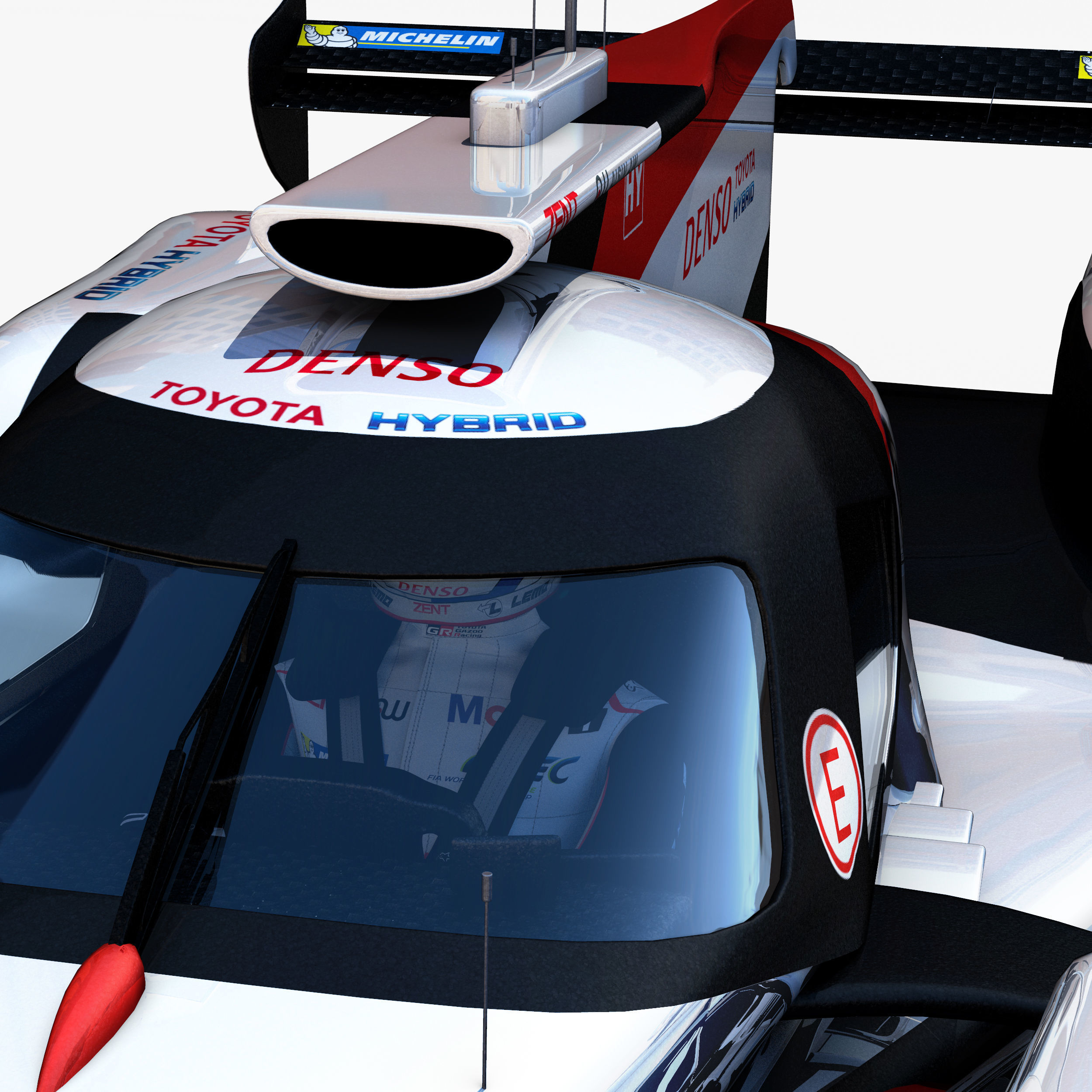 3D model Toyota TS050 Hybrid 2018 VR / AR / low-poly rigged | CGTrader