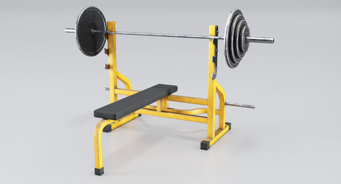 Bench Press 3D model | CGTrader