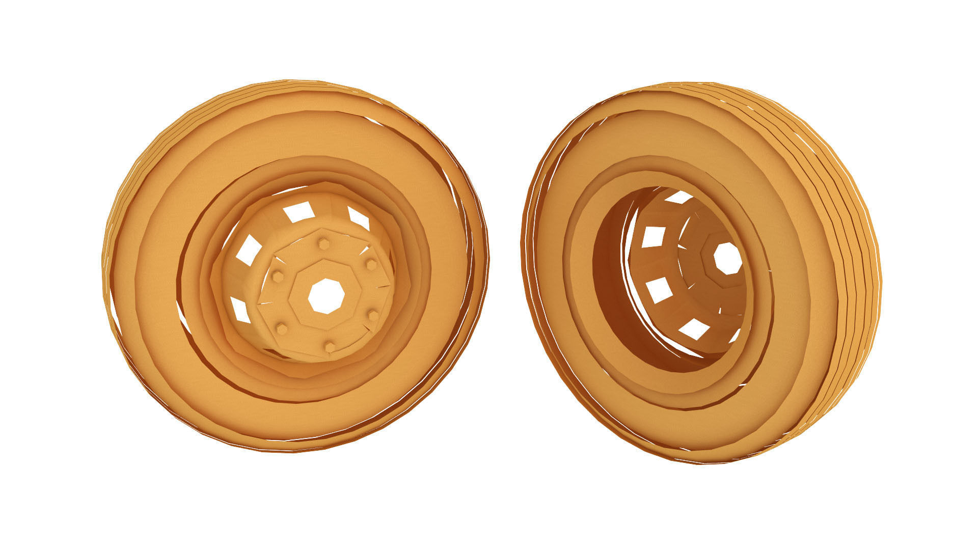 3D model Paper Wheel VR / AR / low-poly | CGTrader