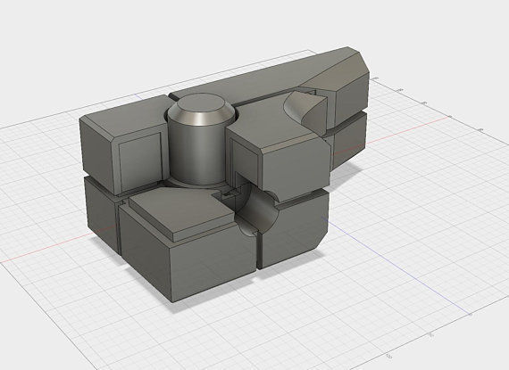 Ronan Hammer 3D model Guardians of the Galaxy STL 3D model 3D printable ...