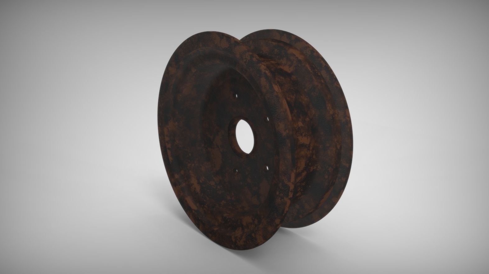 Steel Wheel free 3D model | CGTrader