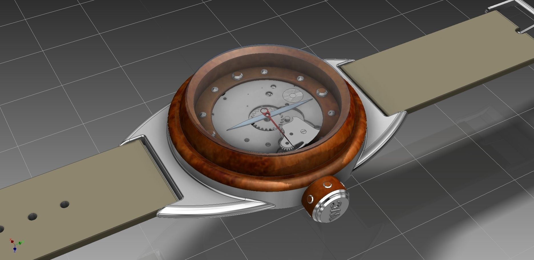 Wrist Watch free 3D model | CGTrader