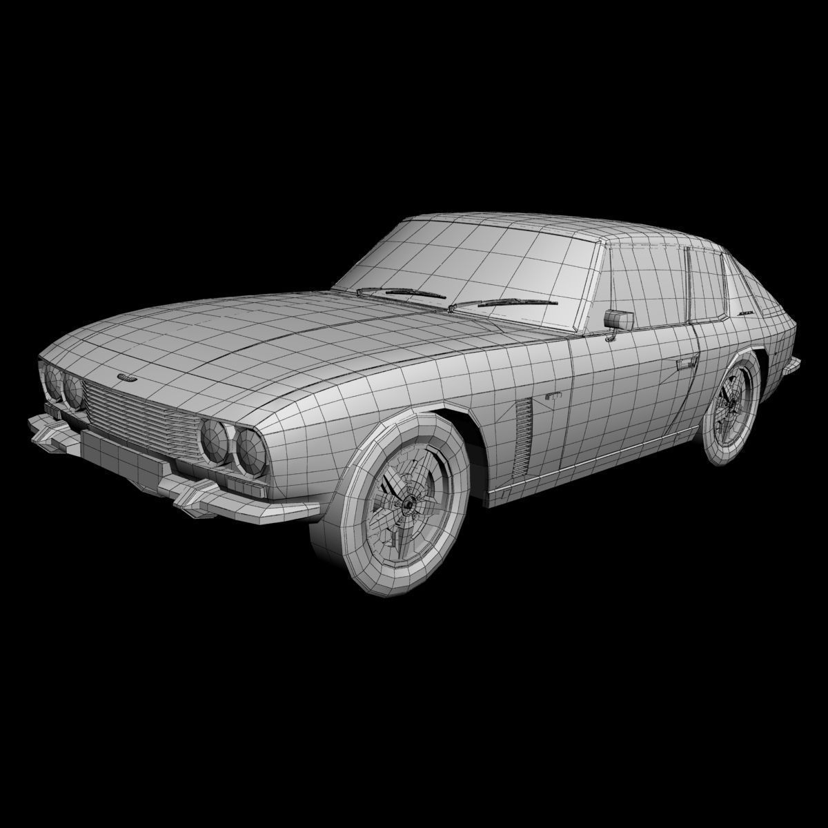 Jensen Interceptor 3D model | CGTrader
