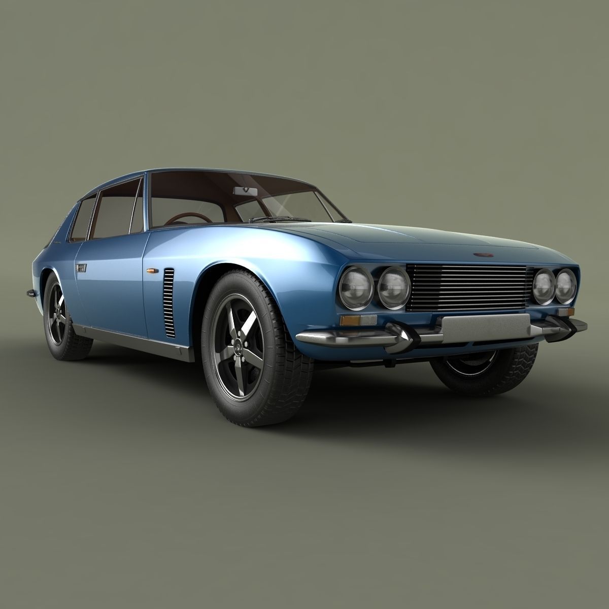 Jensen Interceptor 3D model | CGTrader