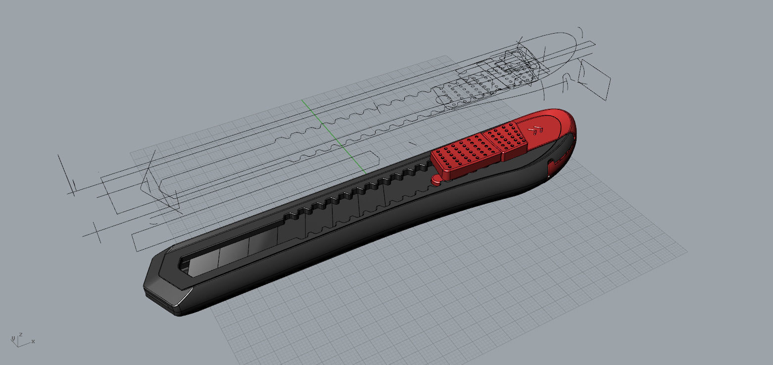 Cutter Mapped - high detail free 3D model 3D printable | CGTrader