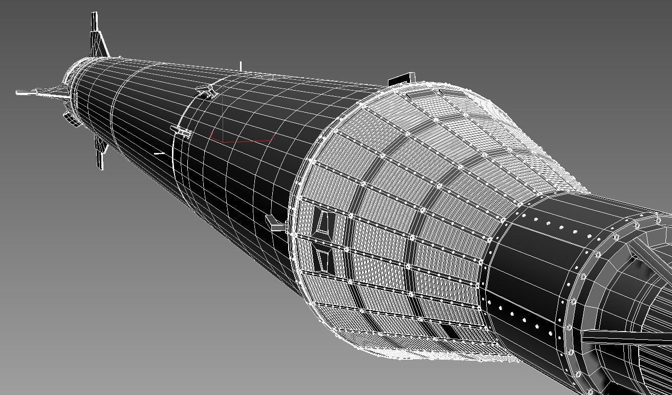 3D model Mercury Redstone Rocket VR / AR / low-poly animated | CGTrader