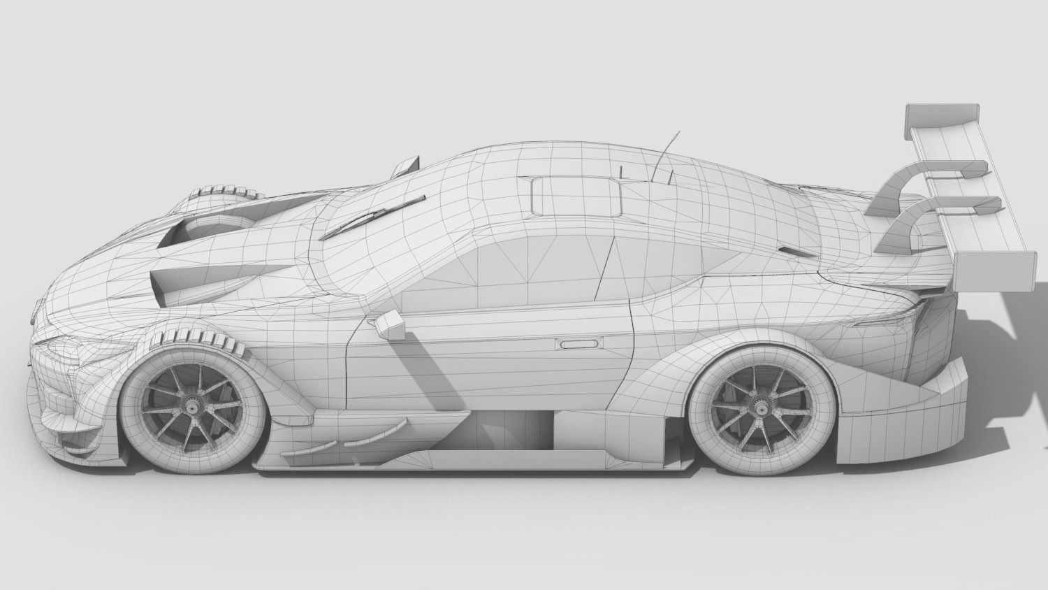 3D model Lexus LC500 SuperGT JGTC VR / AR / low-poly | CGTrader