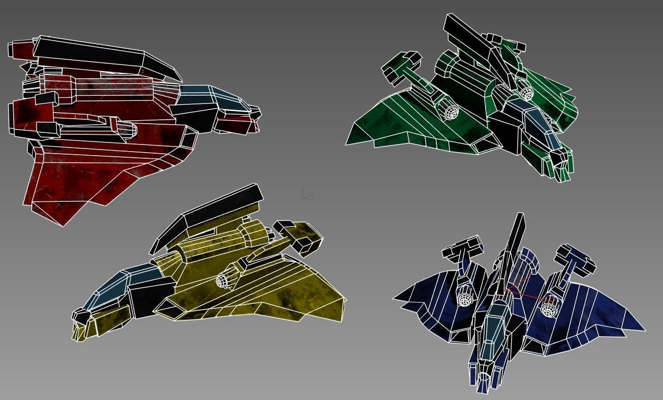 3D model R-Type Spacecraft VR / AR / low-poly animated | CGTrader