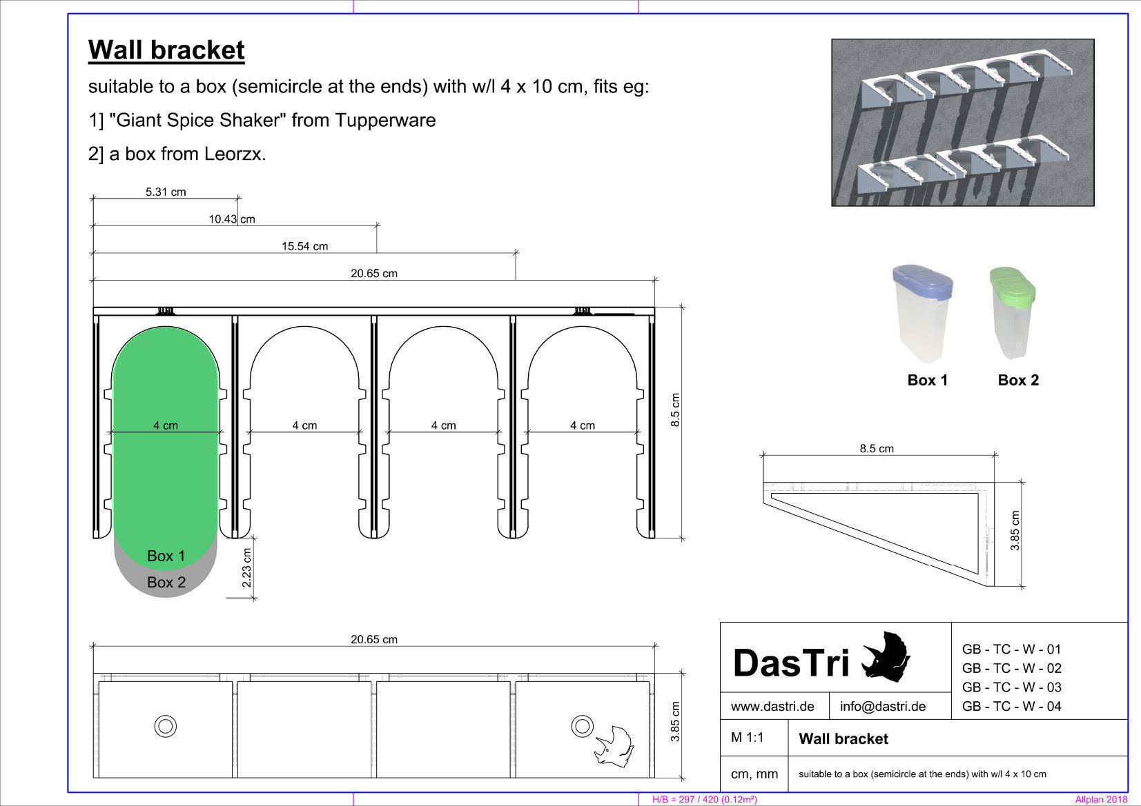 Wall bracket - 3D model 3D printable | CGTrader