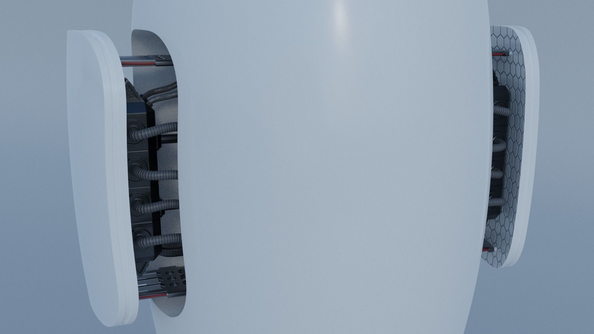 Military space bot 3D model rigged | CGTrader