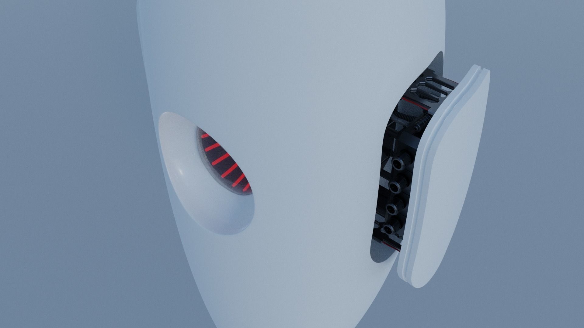 Military space bot 3D model rigged | CGTrader