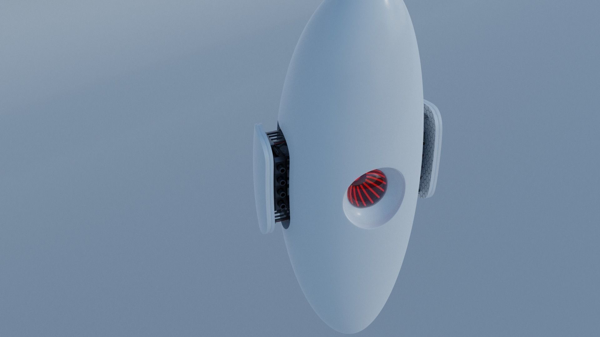 Military space bot 3D model rigged | CGTrader