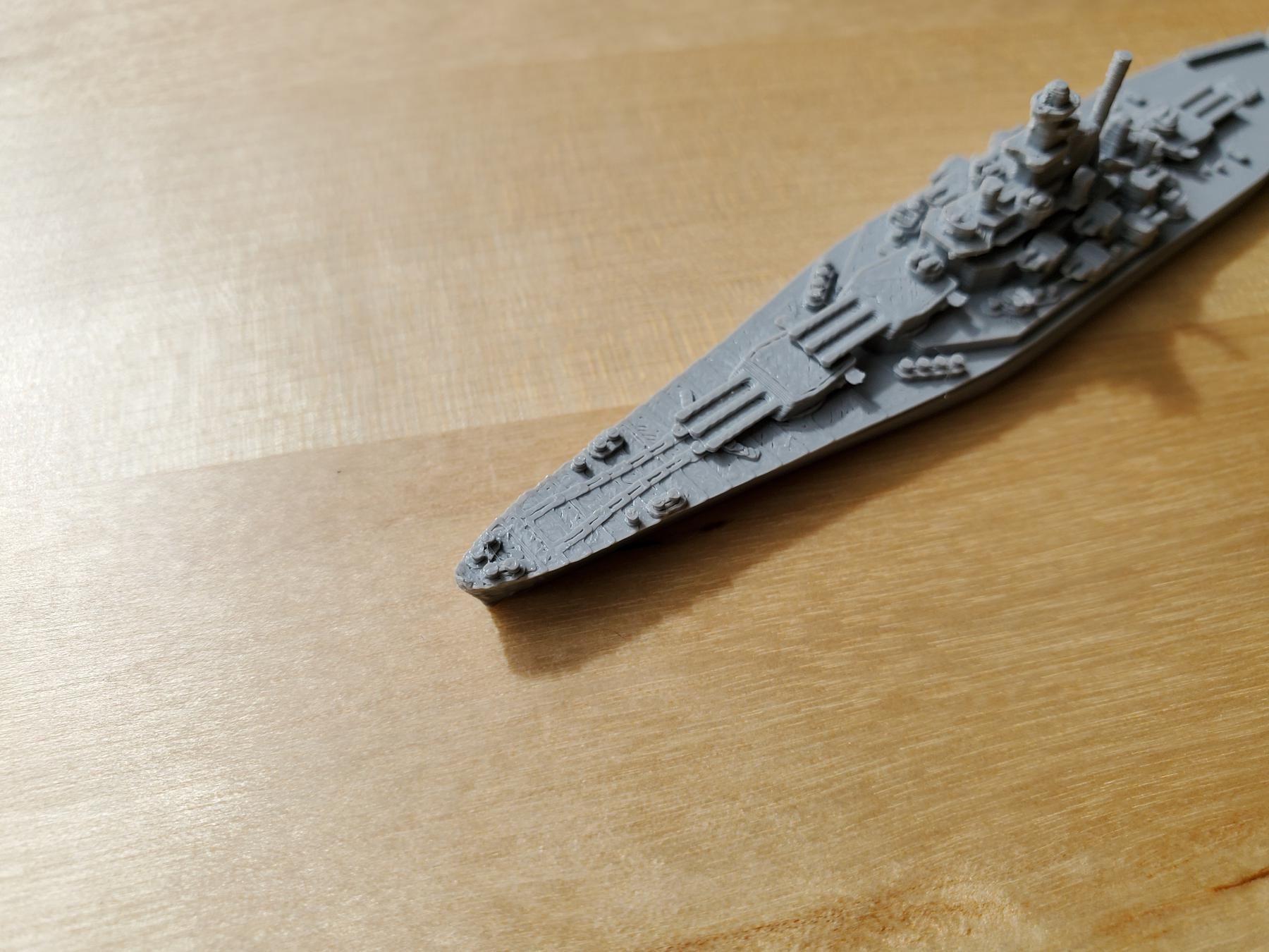 US Battleship USS Indiana free 3D model 3D printable | CGTrader