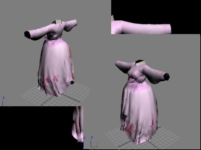 hong raon Hanbok free VR / AR / low-poly 3D model | CGTrader