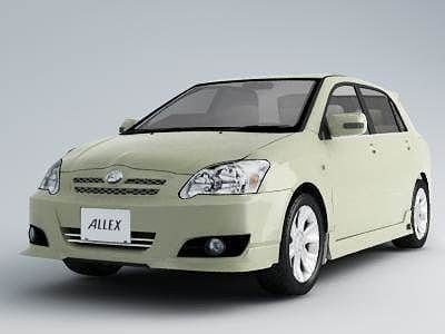 Toyota Allex full option full 3D model | CGTrader
