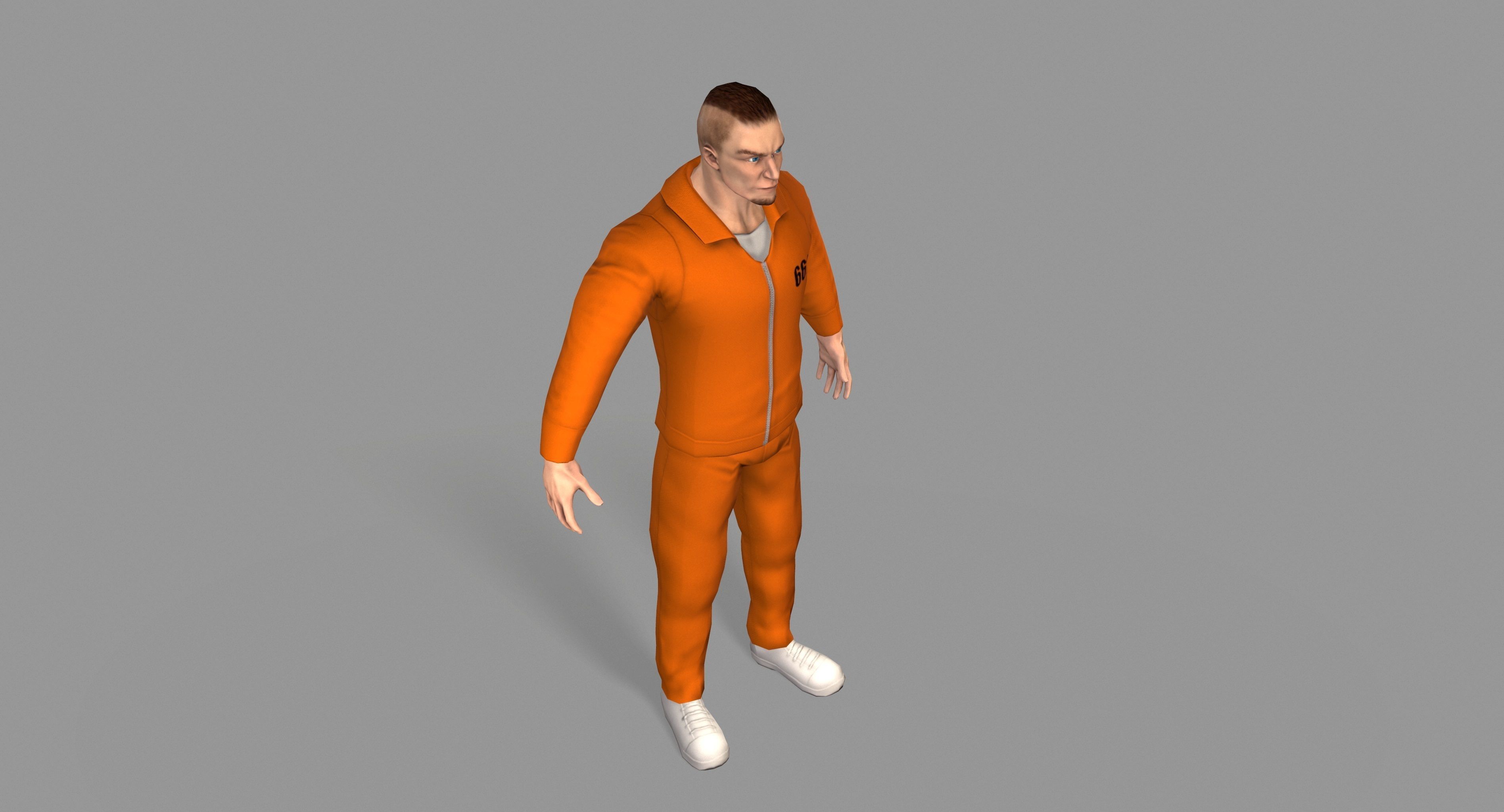 3D model Prisoner VR / AR / low-poly | CGTrader