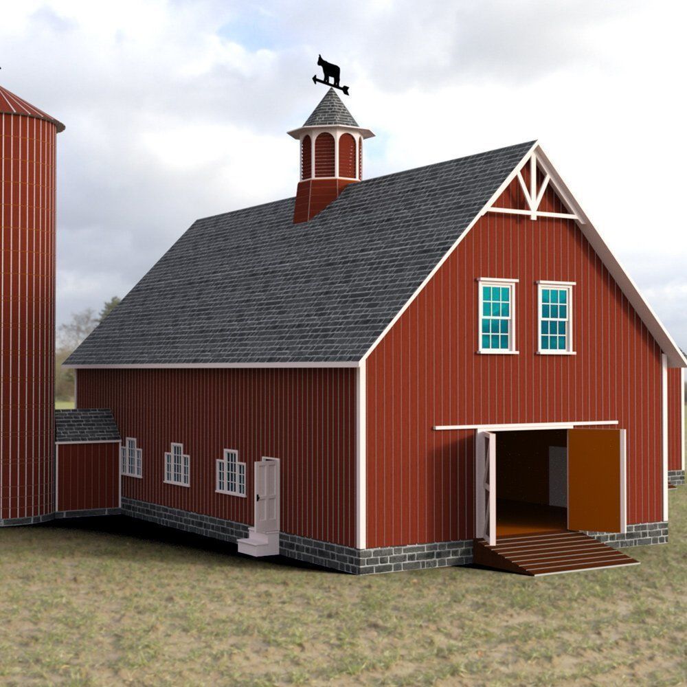 Barn fbx format 3D model | CGTrader