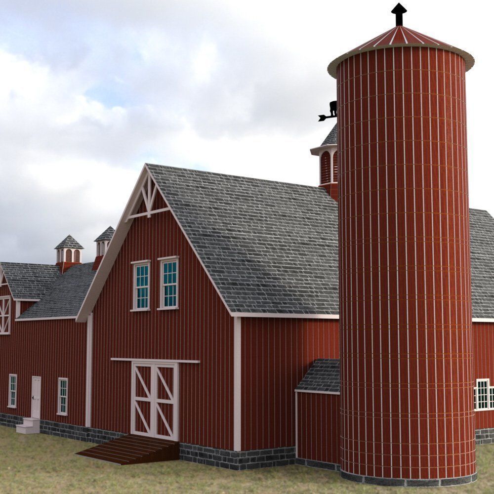 Barn fbx format 3D model | CGTrader