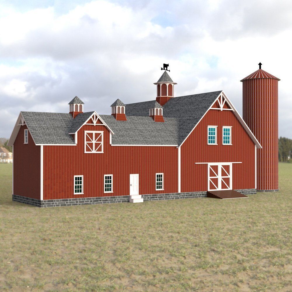 Barn fbx format 3D model | CGTrader