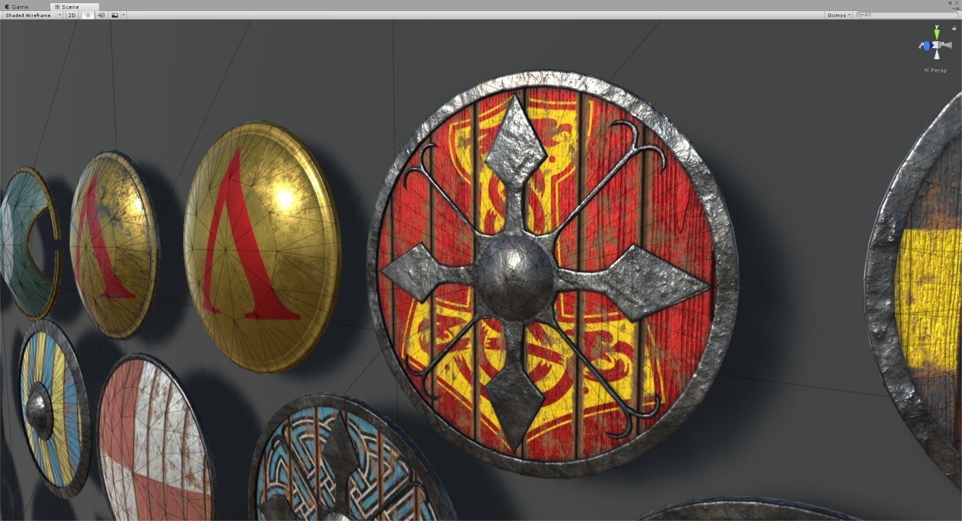 3D model Medieval Weapons and Shields Bundle VR / AR / low-poly | CGTrader