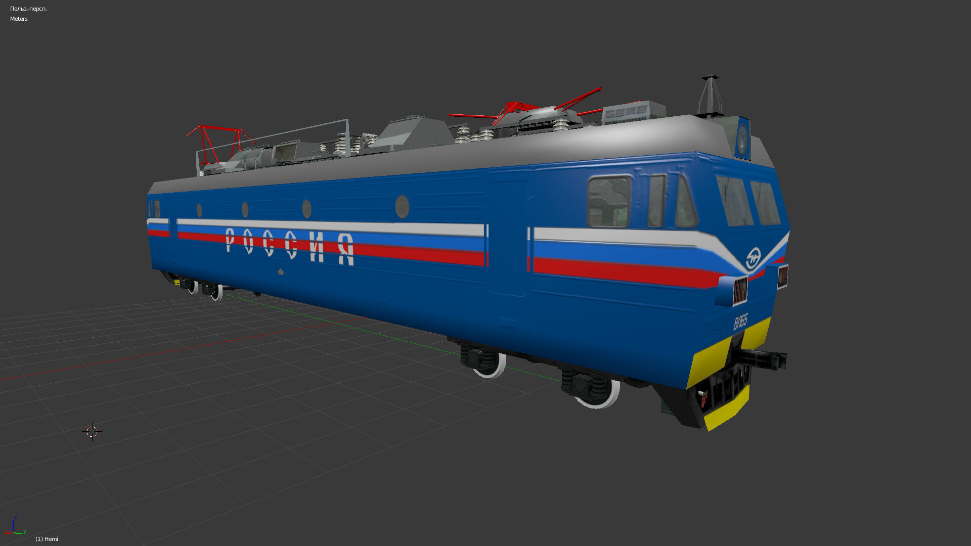 3D model Locomotive VL65 VR / AR / low-poly | CGTrader