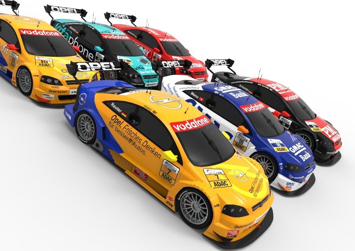 Opel DTM 2002 Season Pack 3D model | CGTrader