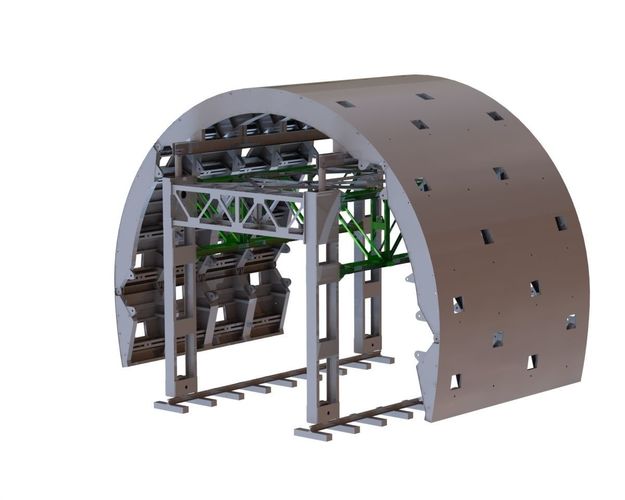 Tunnel Formwork 3D model | CGTrader