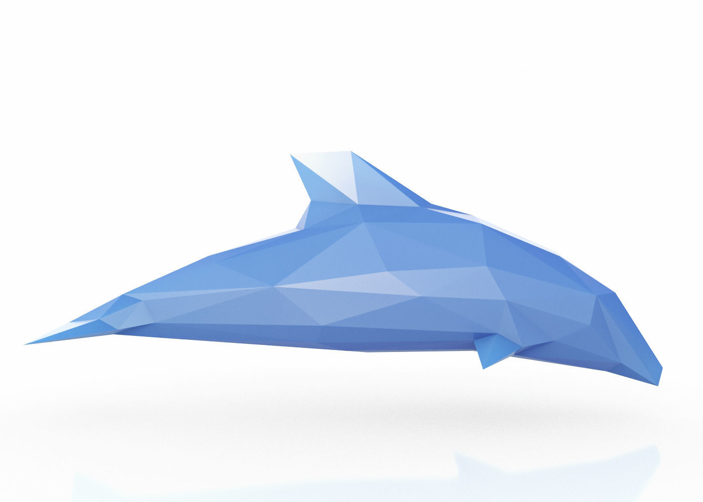 3D model Dolphin Low Poly VR / AR / low-poly | CGTrader